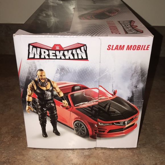 Mattel | Toys | Wwe Braun Strowman Wrekkin Slam Mobile Car Action ...